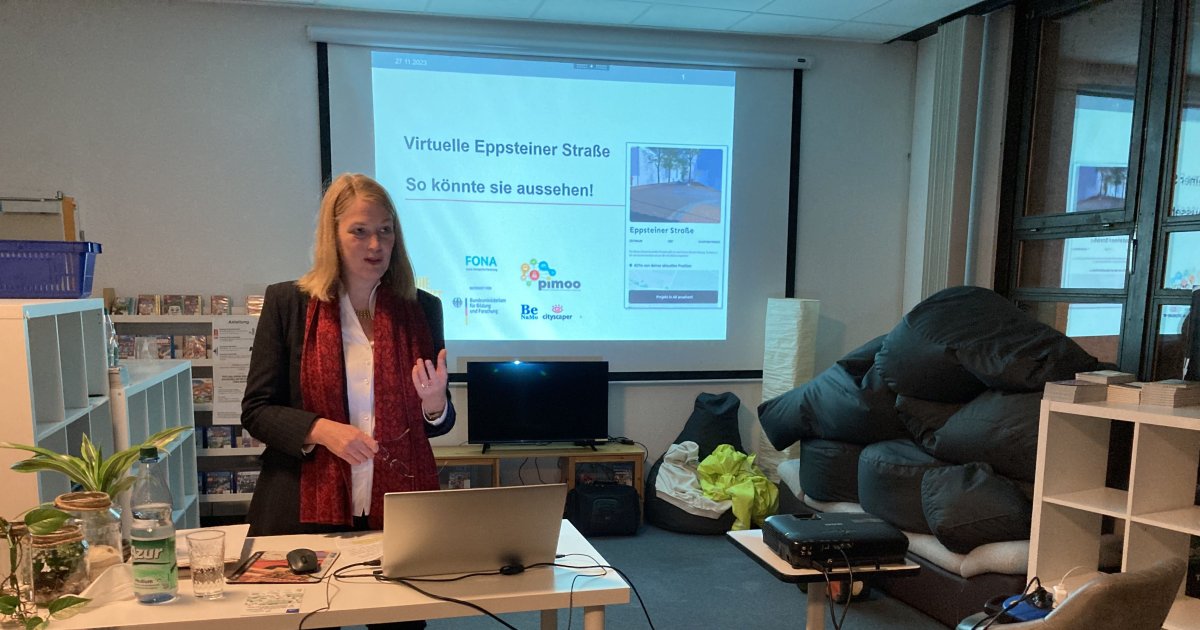 Auftaktveranstaltung zu „Erweiterter Realität“ in der Eppsteiner Straße ...